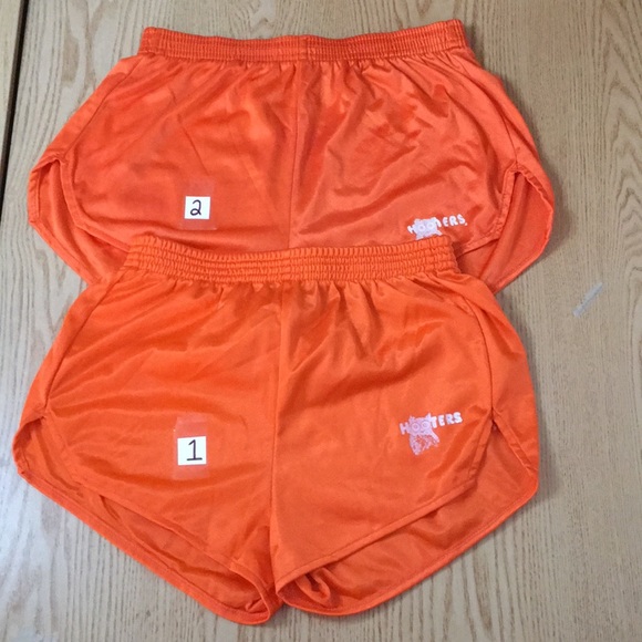 Hooters | Shorts | 9 Hooters Rare Vintage Original Shorts Orange Size ...